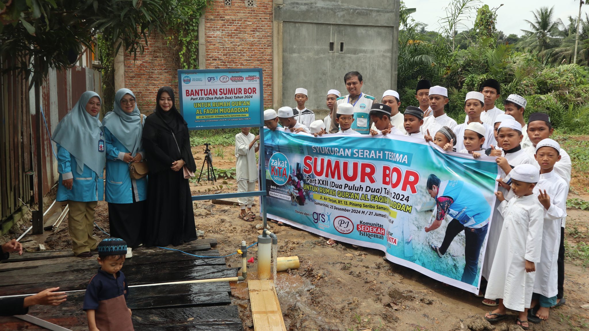 SYUKURAN DAN SERAH TERIMA BANTUAN SUMUR BOR PART XXII – ZAKAT KITA BERSAMA
